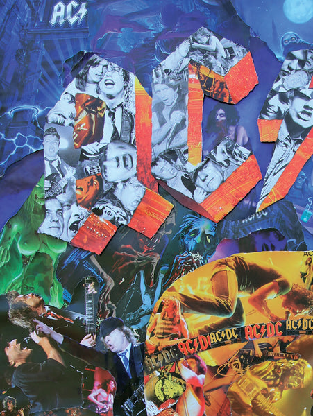 AC-DC Collage Poster – multymedia