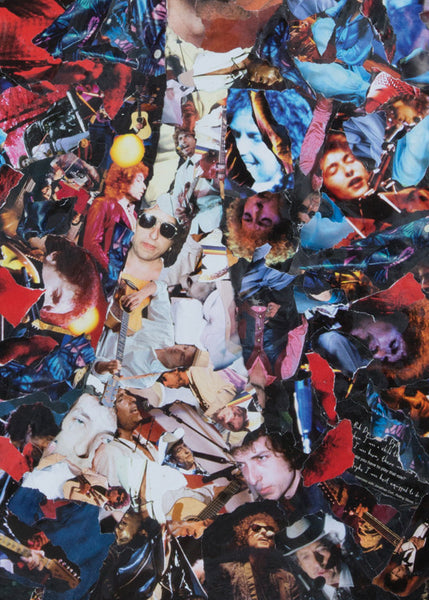 Bob Dylan Collage Poster – multymedia