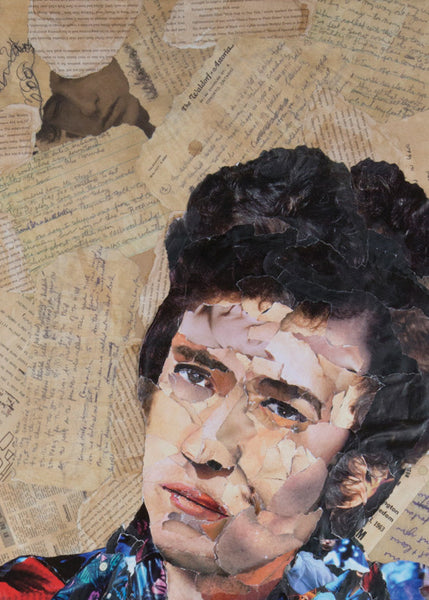 Bob Dylan Collage Poster – multymedia